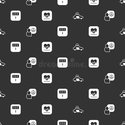 Set Police Car And Flasher Peace Talks Prison Cell Door And Heart