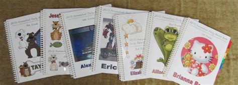 Homeschool Planner And Student Assignment Book Pages