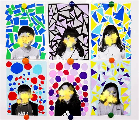 케이론샘의 그림이야기 조형요소 색 형 조형원리 통일반복대비 활용한 오늘의 미술시간