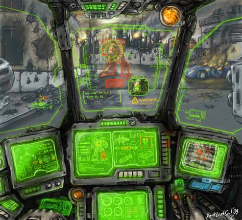 Mech Cockpit By Darklostsoul86 On Deviantart