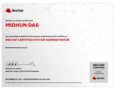 Midhun Das On Linkedin Rhel8 Rhcsa Linux Certifiedprofessional Redhat