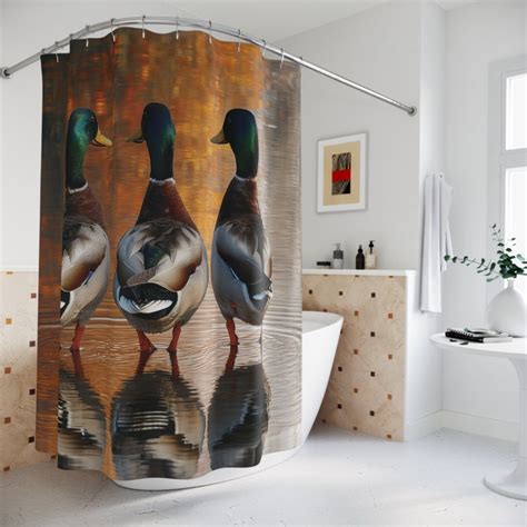 Duck Shower Curtains Etsy
