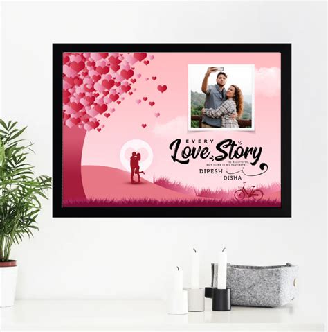 Personalised Our Love Story Photo Frame The Print Snap