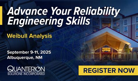 September 2025 Reliability Engineering Open Training Weibull Analysis