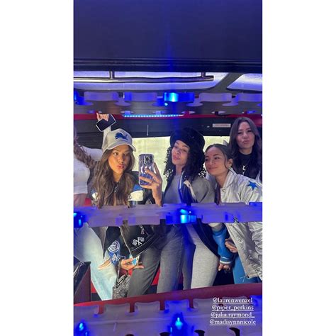 Jared Goffs Fiancee Christen Harper Takes Fans Inside Rowdy Detroit Lions Party Bus Celebration