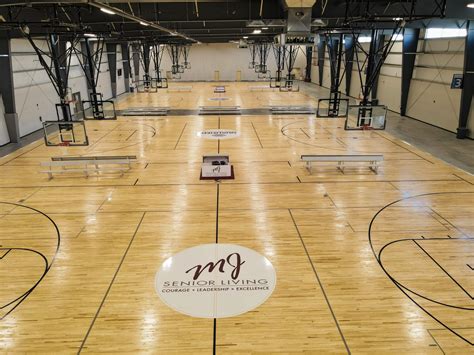 Ceiling Suspended Forward Folding Motorized Basketball Hoop System