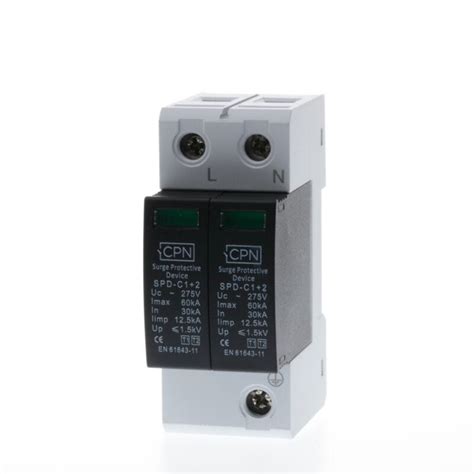 Cudis Cpn Spd 2pc12 Class I 2 2 Module 2 Pole Single Phase Spd With