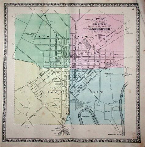 City Of Lancaster Pennsylvania Map