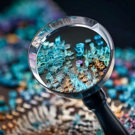 Real Human Dna Under Microscope Cells In A Microscope