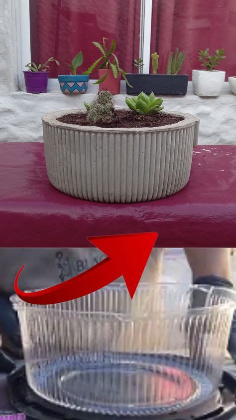 Como Hacer Macetas De Cemento Paso A Paso