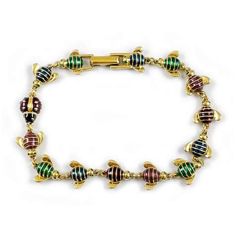 Vintage Joan Rivers Bee Bracelet Lady Bug Etsy