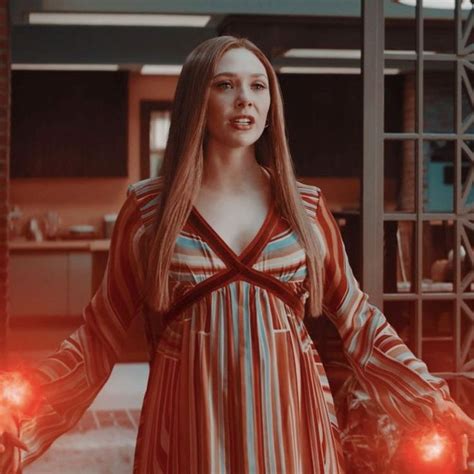 Wandavision Icon Mujeres Marvel Elizabeth Olsen Caras Guapas