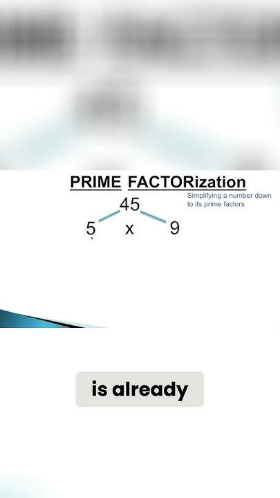 Simplifying Numbers Prime Factorization Explained Youtube