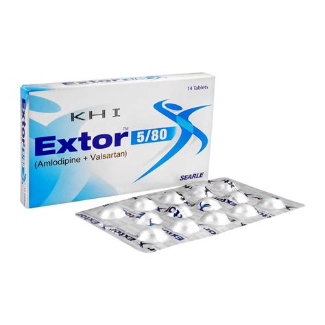 Buy Searle Extor Tablet 5 80mg 14 Pack Online At Best Price In