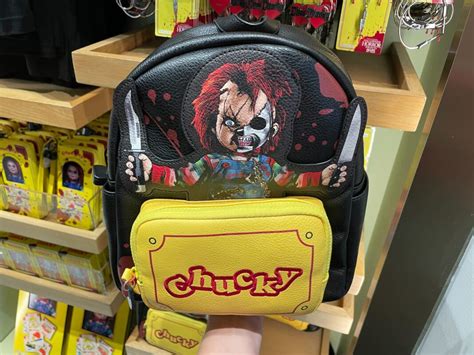 New Chucky Backpack And Mug Exorcist Tee Hellfire Club Walkman Bag And