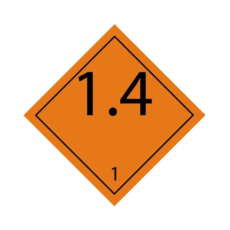 Sticker Autocollant Matières Dangereuses Matières Et Objets Explosifs