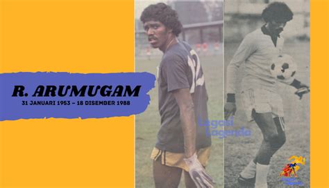 R Arumugam 1953 1988 Legasi Lagenda