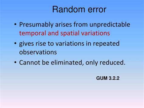Ppt The Expression Of Uncertainty In Measurement Powerpoint