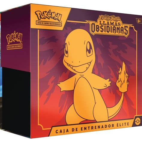 Cartas Pokemon Tcg Charmander Cards Caja Elite Español Supermegapop