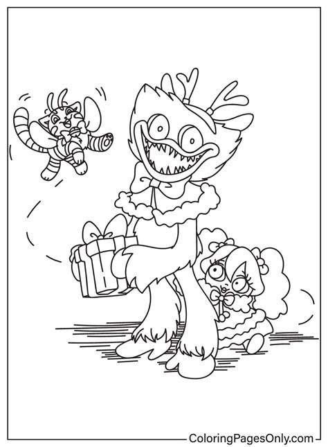 Poppy Playtime Coloring Page