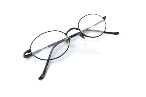 Glasses With Simple Design Isolated On White Background Stock Image