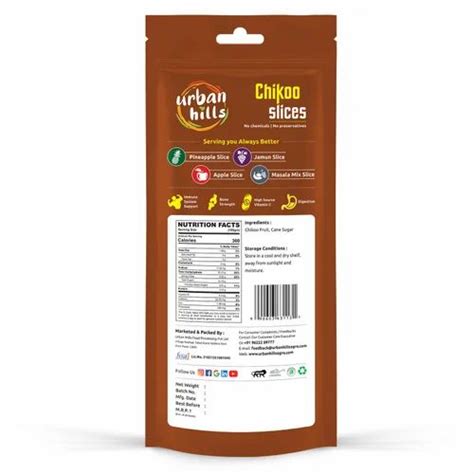 Chiku Sapota Urban Hills Dehydrated Chikoo Packet At Rs 700kg In Katra