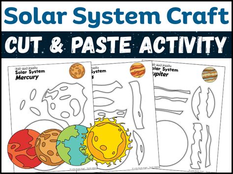 Planets Cut And Paste Worksheet