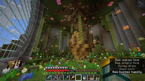 Bee Sanctuary That I Made Minecraft Minecraft Houses Minecraft