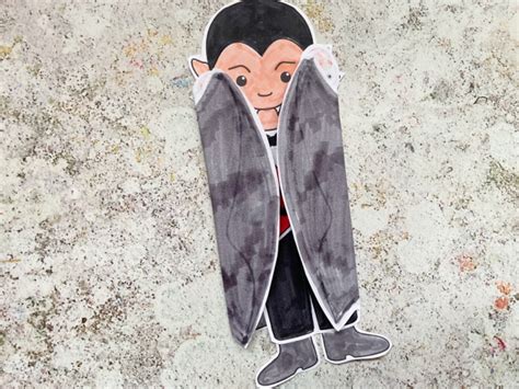 Build A Vampire Craft Free Printable Pdf Crafts On Sea