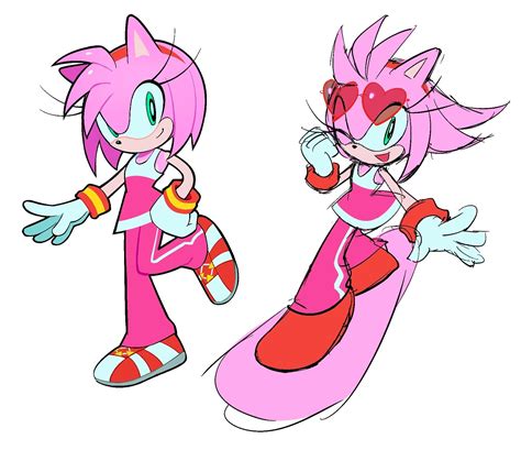 28126 Safe Artistrodkasth Amy Rose Riders Outfit Solo Sonic