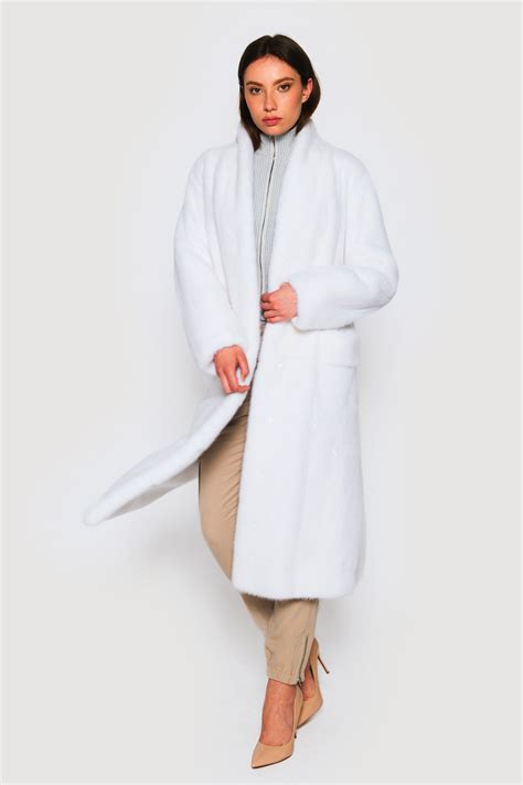 White Mink Coats Luxury Fur Collection Coveti