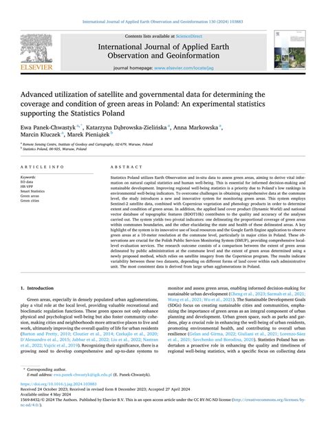 Pdf Advanced Utilization Of Satellite And Governmental Data For Determining The Coverage And