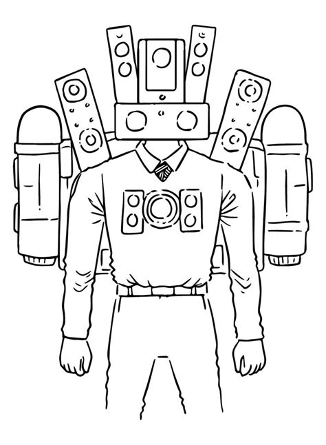 20 Titan Speakerman Coloring Pages Free Printable Pdf And Online Coloring Páginas Para