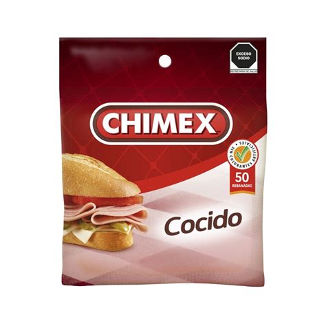 Jamón Cocido Rebanado 900 G Chimex Sigma Foodservice
