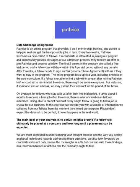 Dataroadmap Data Challenge Data Scientist Pdf