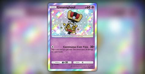 Gimmighoul Maravilhas De Paldea 122131 Brilhante Pokémon Tcg Pocket