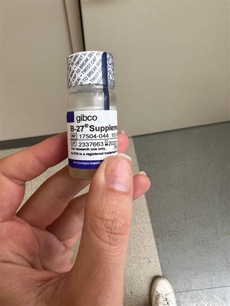 Optimum B27 Supplement Kitreagent Review