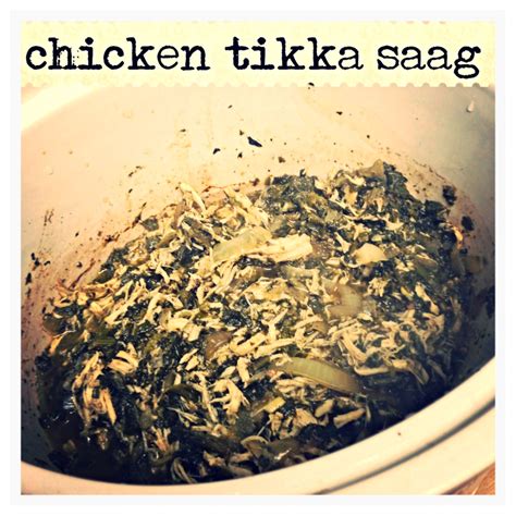 A Happy Hungry Healthy Girl Chicken Tikka Saag