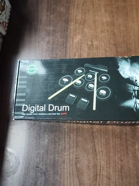 Portable Electronic Drum Set Hobbies And Toys Music And Media Musical
