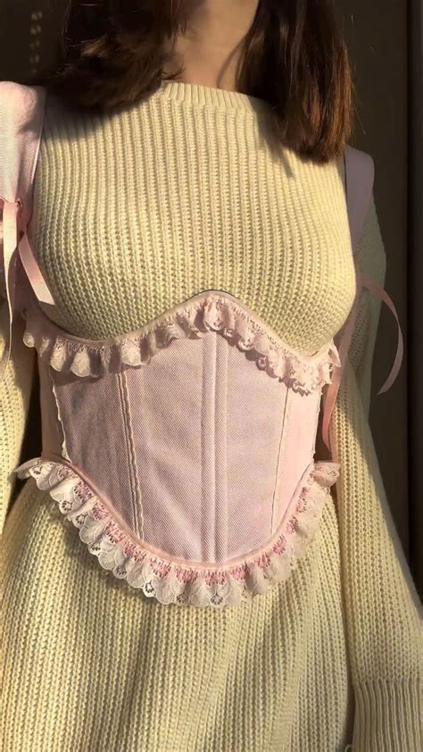 Corset Diy Tutorial Video Corset Diy Fashion Sewing Fashion