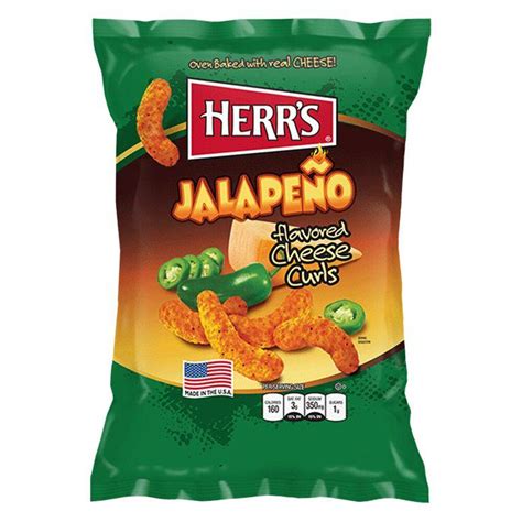 Herrs Jalapeño Cheese Curls 28 G Scharfer Käse Snack 1 79