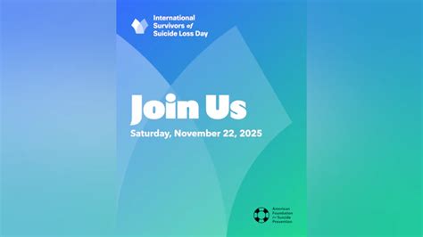 International Survivors Of Suicide Loss Day Afsp