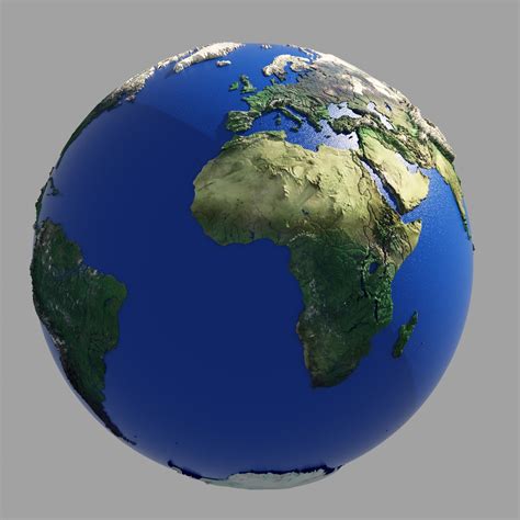 3d Model Globe Earth Turbosquid 1233310