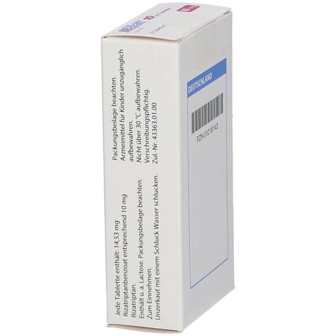 Maxalt® 10 Mg 18 St Mit Dem E Rezept Kaufen Shop Apotheke