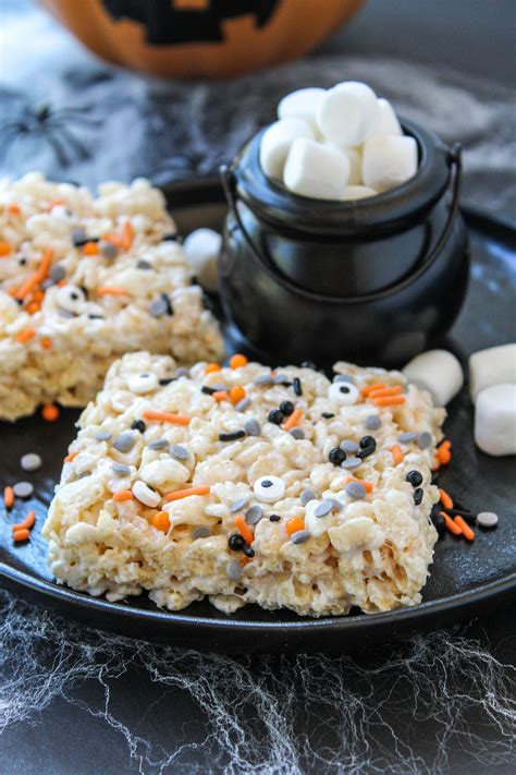 Halloween Rice Krispie Treats Baking You Happier