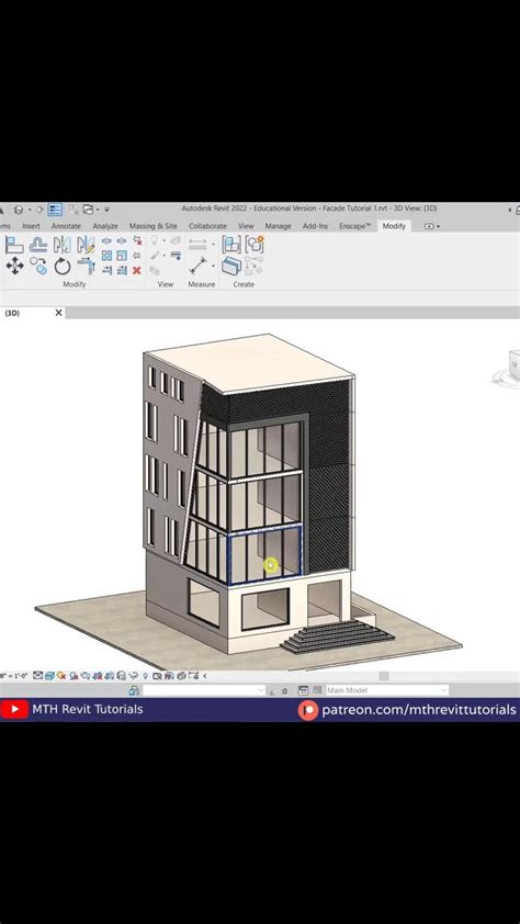 Видео Facade Design In Revit Tips And Tricks Архитектурные