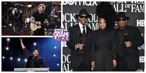 2022 Rock And Roll Hall Of Fame Highlights Eminem Dr Dre Ed Sheeran Jimmy Jam And Terry Lewis