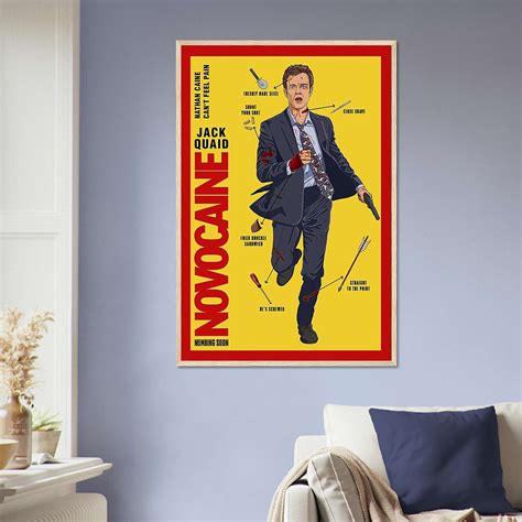 Novocaine Movie Poster 2025 Movie Poster Film Poster Full Size