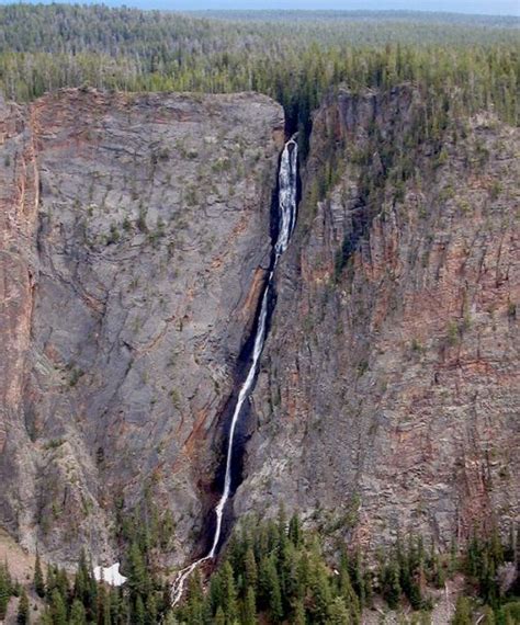 Silver Cord Cascade Waterfall In Yellowstone National Park