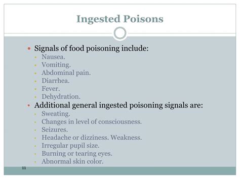 Ppt Poisoning Powerpoint Presentation Free Download Id4827653